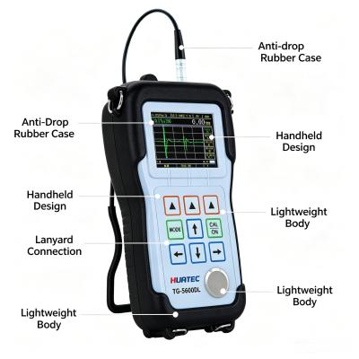 China TG-5600DL Color Ultrasonic Thickness Gauge 100000 Data Storage Multi-Layer Thickness Measurement for Pipeline Pressure Vessel Corrosion Detection for sale