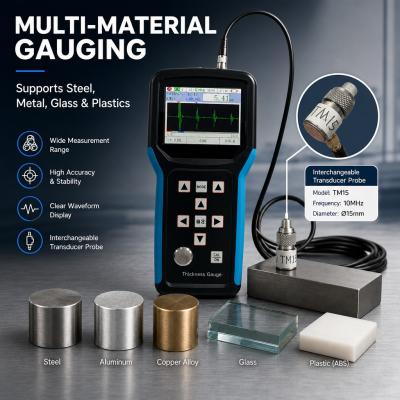 China TG-5700 High-Precision Ultrasonic Thickness Gauge Measuring Range 0.15-1800mm for sale