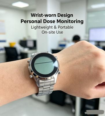 China HRD-4 Wristwatch Personal Radiation Dosimeter IP67 Waterproof X Gamma Ray Radiation Dose Detector 0.10μSv/h-50mSv/h with Alarm Function for sale