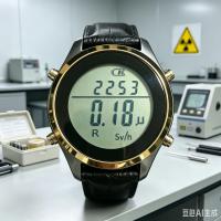 China HRD-4 Wristwatch-style Personal Dosimeter with Cumulative Dose Equivalent 0.0 μSv-9999 mSv and Measuring Range 0.10 μSv/h-50mSv/h for sale