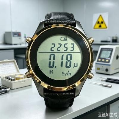 China HRD-4 Wristwatch-style Personal Dosimeter with Cumulative Dose Equivalent 0.0 μSv-9999 mSv and Measuring Range 0.10 μSv/h-50mSv/h for sale