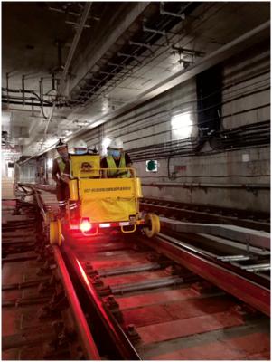 China FD-EGT60C Dual-Rail Ultrasonic Electric Flaw Detection Vehicle for sale