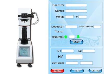 China Knoop Hardness TestSteel Hardness Testing Machine 100 KGf Closed Loop With LCD Display for sale