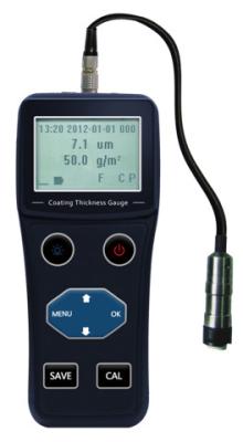 China Digital Coating Thickness Checking Gauge Bluetooth ABS Material Magnetic Induction for sale