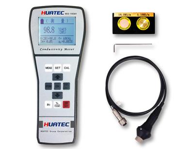 China Digital Eddy Current Conductivity Meter HEC-103A with 0.5mm Lift-off Compensation for Aluminum and Copper Testing for sale