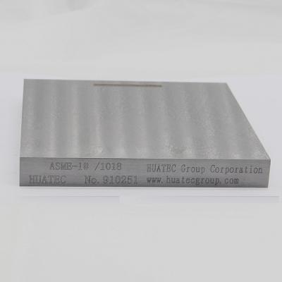 China Non-Pipe 19mm 38mm 75mm Weld ASME Standard 1018 Steel UT Calibration Test Block for sale