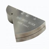 China AWS-DSC UT Calibration Block Shear Wave Distance Sensitivity Refracted Angle Beam Index Calibration Ultrasonic Testing Reference Block for sale