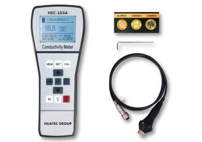 China HAUTEC Digital Conductivity Meter HEC-103A/103A1 with 60KHz Sine Wave, 0.5mm Lift-off, 4000 Data Storage for sale