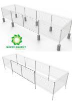 China Galvanized Wire Fence Panels Simple All - In - One For Solar PV Power Plants for sale