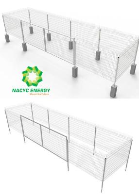 China Galvanized Wire Fence Panels Simple All - In - One For Solar PV Power Plants for sale