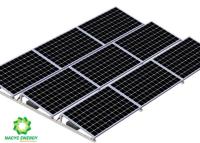 China Flexible Ballasted Ballast Solar System Solar Mounting Bracket With Wind Deflector for sale