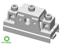 China Ballasted Solar Mounting Systems Complete Module  Bracket Solar Panel   Solar Panel  Aluminum Rail   20kw Solar System for sale