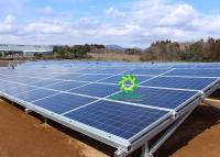 China Labor Saving Ground Mount Solar Racking Systems , Adjustable Solar Mounting System for sale