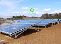 China Megawatt Scale Ground Mount Solar Racking Systems Anodized Aluminum 6005-T5 Material for sale