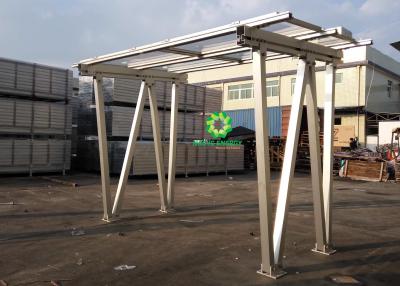 China Ground Carport Solar Systems / Solar Panel Mounting Brackets All Aluminum Design for sale