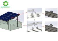 China Solar Structure 	Aluminum Solar Panel Mounting System Module  Solar Panel Mounting System   Photovoltaic  Home Off Grid for sale