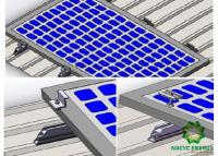 China Easy Installation Metal Roof Short Rail PV Mounting Systems Solar Roof Brackets for sale