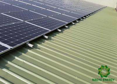 China Easy Installation Metal Roof Short Rail PV Mounting Systems Solar Roof Brackets for sale