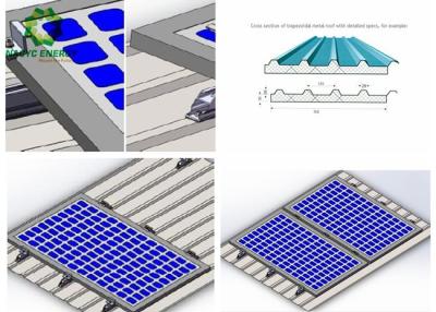 China Engineered Metal Roof Solar Mounting Systems With Exclusive Innovation for sale