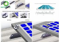 China Metal Roof Solar Mounting Systems Structure Solar Bracket Rooftop 	MRacking  Short Rail Compatibility for sale