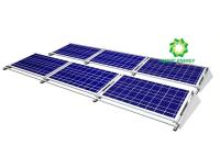 China Flexible Mobile Solar Panel Flat Roof Mounting System Landscape Orientation for sale