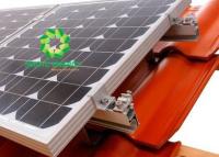China Pitched Residential Roof Solar Panel Adjustable Mounting Brackets For Frame Modules for sale