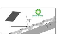 China Residential Silver PV Mounting Systems / Solar Panel Roof Mounting Systems for sale