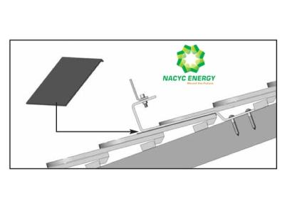 China Residential Silver PV Mounting Systems / Solar Panel Roof Mounting Systems for sale