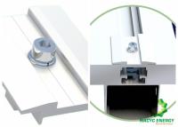 China Anodized AL 6005-T5 Ground PV Mounting Systems MetisGM Light - Weighted for sale