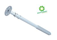 China Steel Earth Ground Screw Anchor 185mm Regular Triangle Connect Style for sale