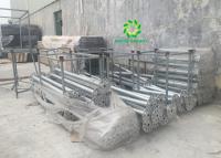 China Galvanized Fence Screw Piles Simple And Easy Relocate For Solar Mounting System for sale