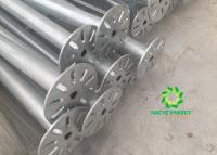 China Foundation TOP VIP 0.1 USD Projects Products Solar Ground Screws Square Flange Connector Style For PV Mounting for sale