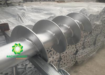 China HDG Steel Foundation Screw Anchors / Fence Post Ground Screw Corrosion Resistance for sale