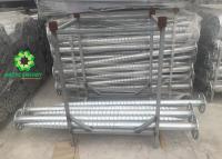 China Metal Solar Ground Screws Anchor Metal Frame Anchor 76mm Out Pipe Diameter for sale