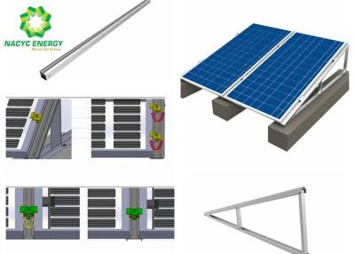 China Engineered Design Flat Roof Solar Mounting System / Solar PV Flat Roof Mounting Systems for sale