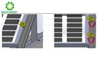 China Solar Energy System 3kw Flat Roof Solar Mounting System Solar Panel Structure   Power Systems Solar for sale
