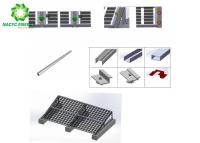 China Anodized Aluminum Versatile Flat Roof Solar Mounting System Fast And Easy Installation for sale