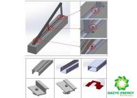China Flat Roof Solar Mounting System Home Light   Support Module Hold  Roof Solar Panel   Solar Panel Flat Roof for sale