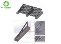 China Ground Mounted Flat Roof Solar Mounting System Solar Panel  Support system Solar Bracket Energy Solar for sale