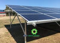 China Anodized Aluminum Ground Mount Solar Racking Systems With CE Certificate for sale