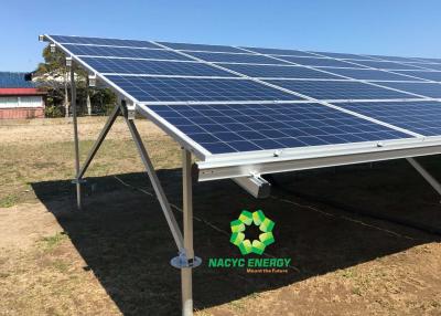 China Anodized Aluminum Ground Mount Solar Racking Systems With CE Certificate for sale