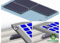 China Metal Roof Solar Mounting  Module Support Structure  Off Grid Solar System For Home  Solar Bracket Solar Panel Mounting for sale