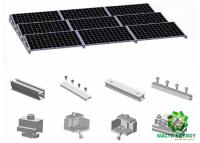 China Flat Roof Ballasted Solar Racking Systems Non Penetration Solution Framed PV Module for sale