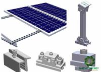 China VIP 10kw   Complete solar panel Structure Solar Power System Home Roof Ballasted Solar Mounting Systems for sale