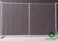 China Efficient Galvanized Wire Fence  With Door 10 Years Warranty For Solar Energy System for sale