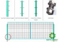 China Engineered Galvanized Wire Fence Panels With Concise Structure Applied Crowd Control for sale