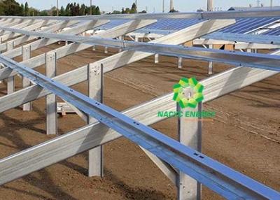 China Large Scale Utility Solar Ground Mount System Anodized Aluminum 6005-T5 Material for sale