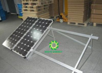 China Light Weight PV Flat Roof Solar Mounting System With 3pcs Solar Panels for sale