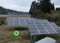 China Light Weighted Ground Solar Panel Rail Mounting System In Pre - Assembled Way for sale