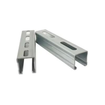 China Al6005-T5 & SUS304 Solar Strut Channel Galvanized Solar Panel Frame for sale